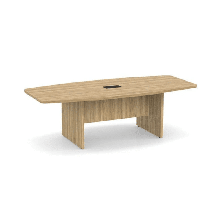 Panel Base Boat Shape Conference Table - Office Furniture Warehouse