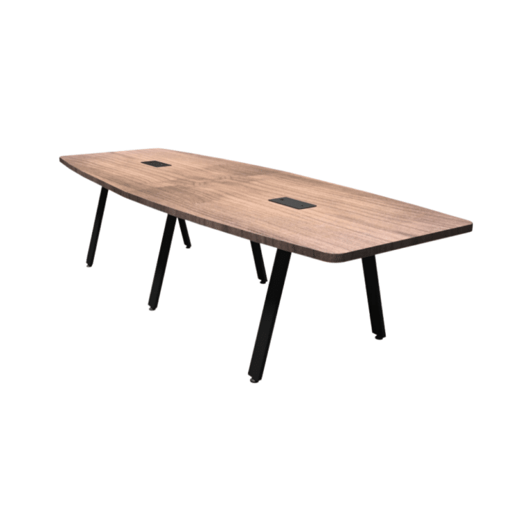VA-Leg Boat Shape Conference Table - Office Furniture Warehouse